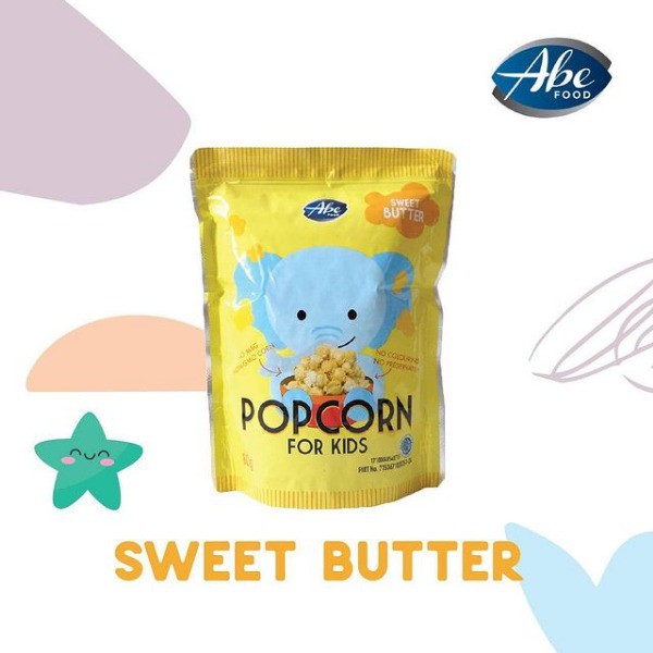 Jual Abe Food - Popcorn For Kids Sweet Butter 80g | Shopee Indonesia