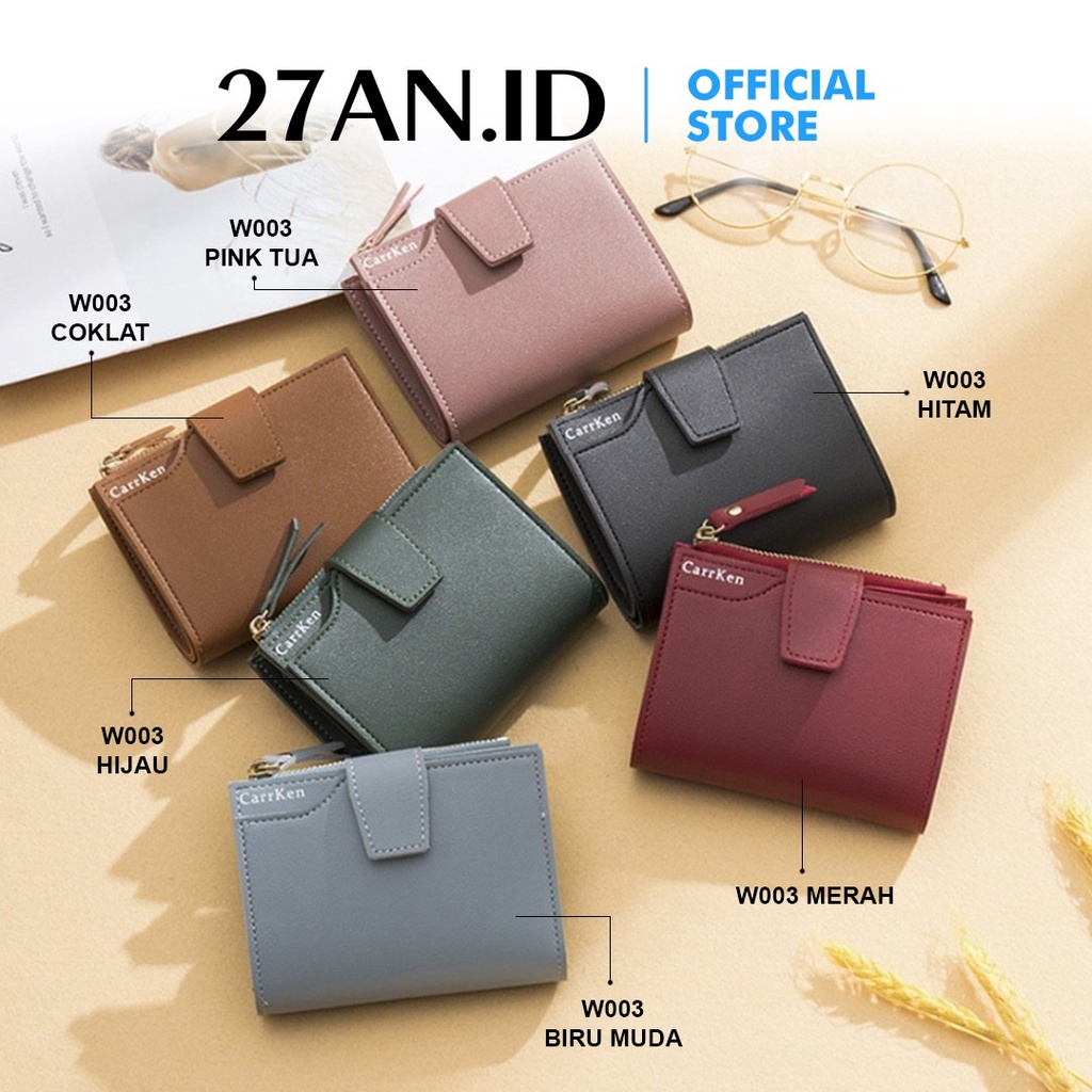 Jual ( 27AN.ID ) COD DOMPET PANJANG WANITA AC3 / W003 DOMPET LIPAT PENDEK MULTIFUNGSI DOMPET ...