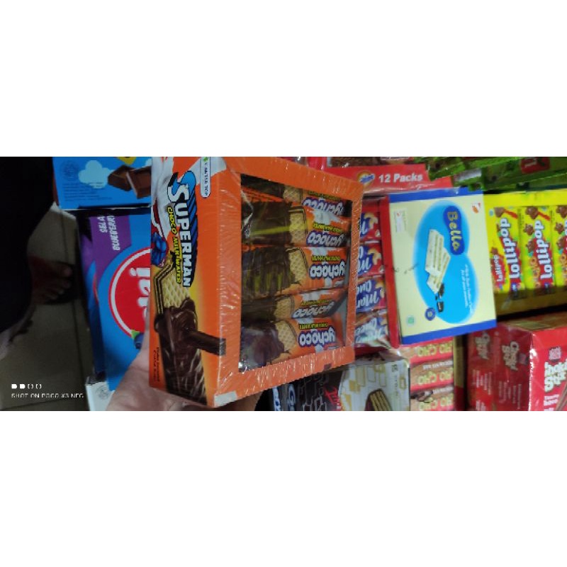 Jual wafer superman | Shopee Indonesia