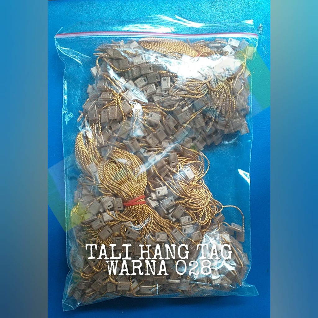 Jual TALI HANG TAG STRING ROPE PIN GANTUNGAN MEREK LABEL (WARNA) ISI ...