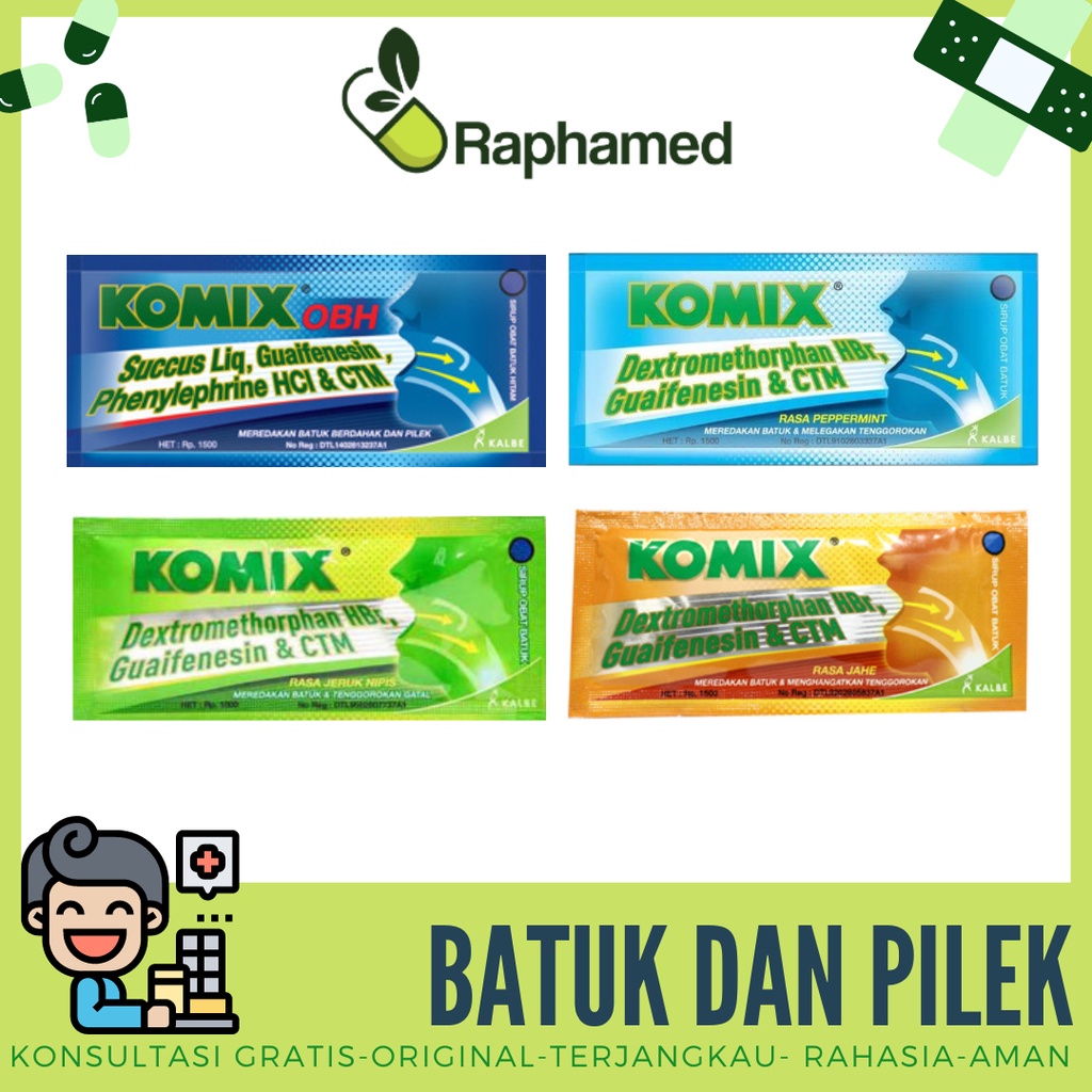 Jual KOMIX 1 sachet ~ Komix OBH komik komik komic komics comic obat ...