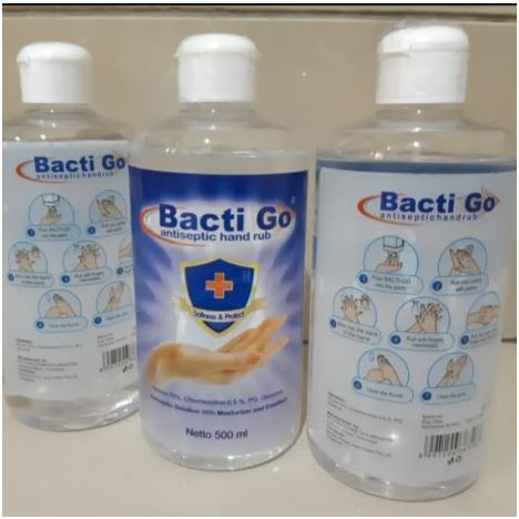 Jual BACTI GO Hand Sanitizer 500 Ml | Shopee Indonesia