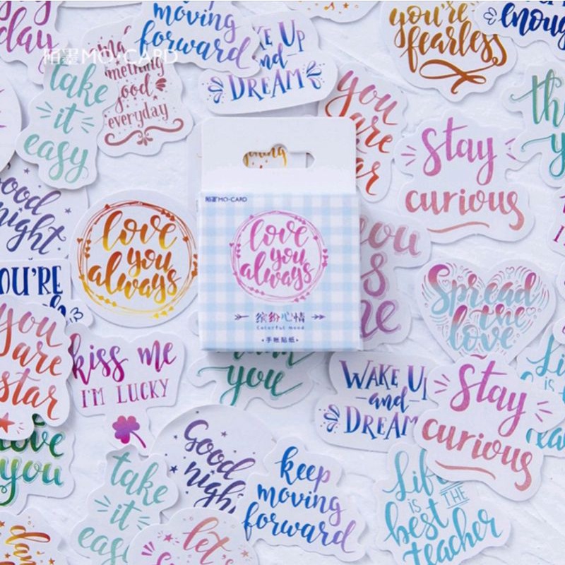 Jual stiker motif tulisan | Shopee Indonesia