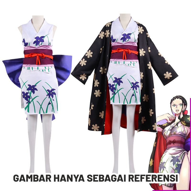 Jual Kostum Dress NICO ROBIN One Piece Arc Wano Outfit Costume Cosplay ...