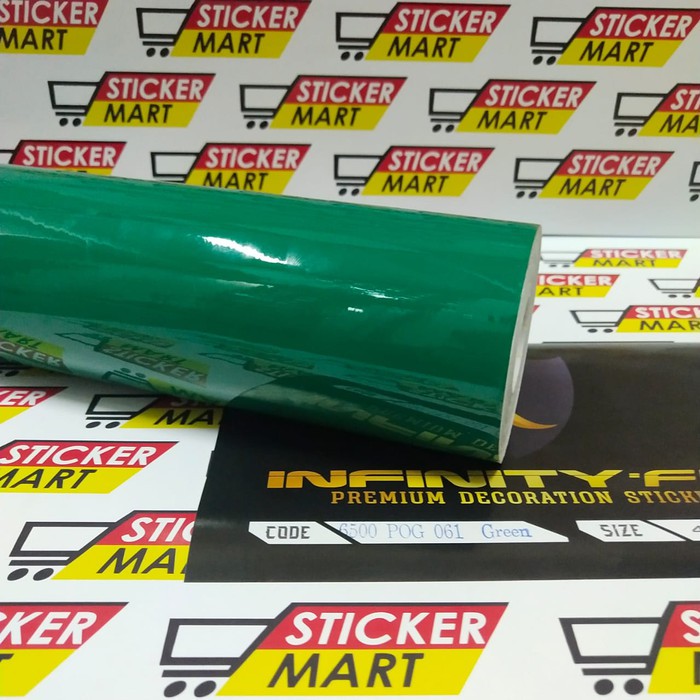 Jual Sticker Hijau Glossy Lemari Motor Dekorasi 061G Infinity Fix ...