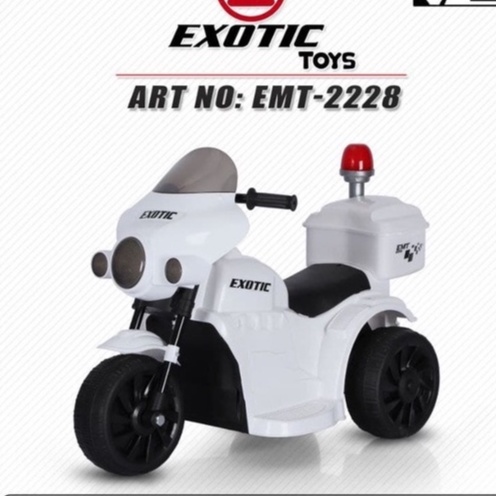 Jual Sepeda anak model Motor Aki accu Ride On Cycle Exotic EMT 2228 One ...