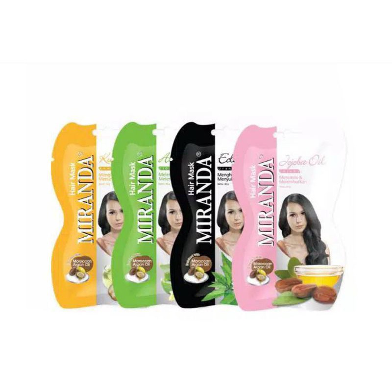 Jual Miranda Hair Mask - Masker Rambut Sachet 30g | Shopee Indonesia