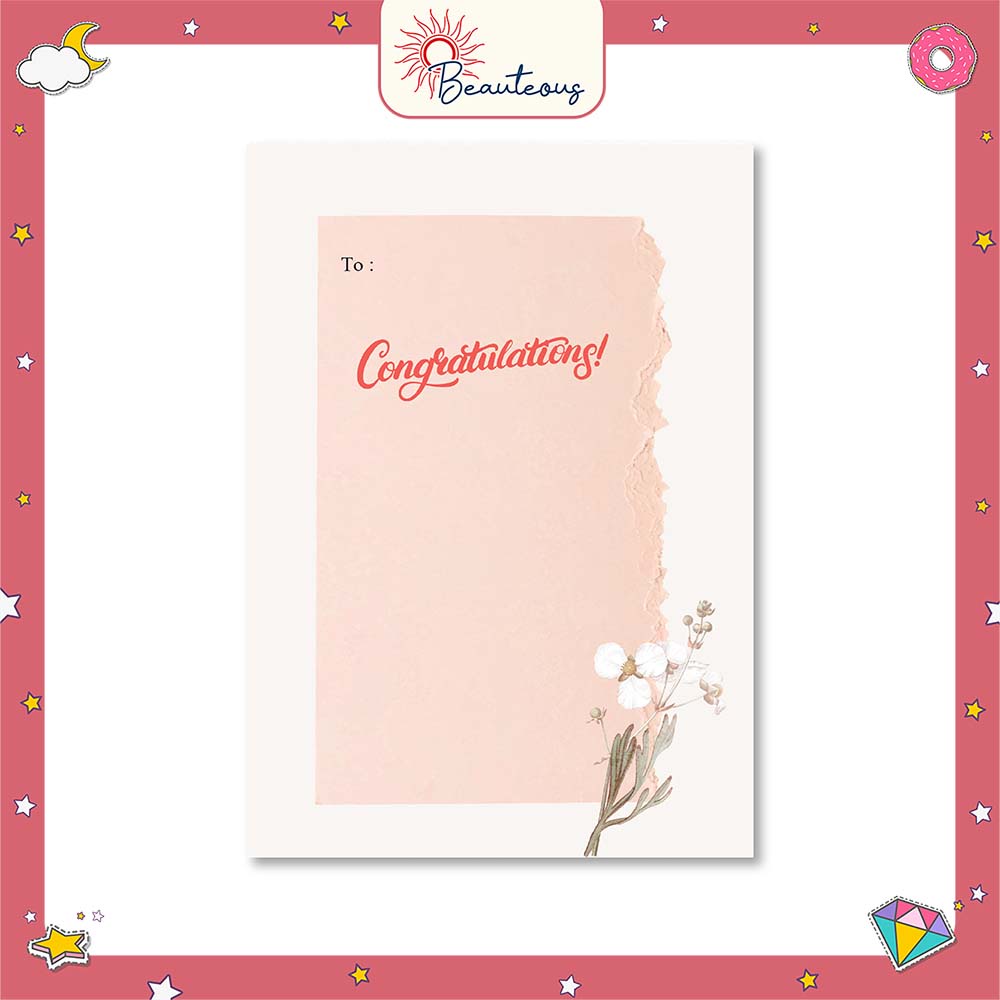 Jual Kartu Ucapan Greeting Graduation Wedding Congratulation Gift Card ...