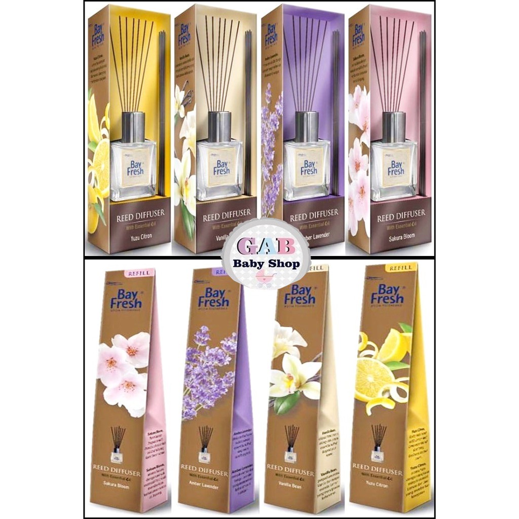 Jual Bay fresh Reed Diffuser Regular & Refill Bayfresh Pengharum ...