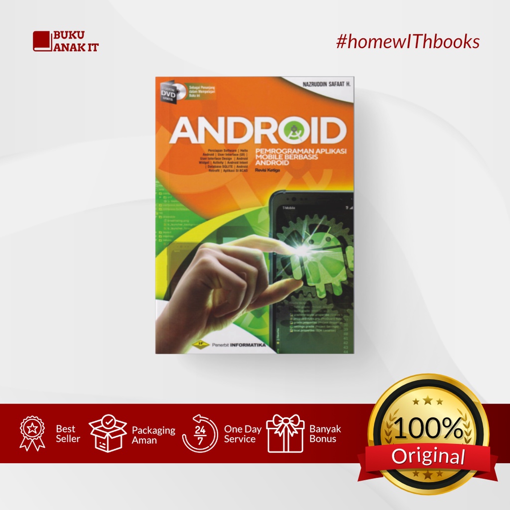 Jual BUKU ANDROID STUDIO PEMROGRAMAN APLIKASI MOBILE BERBASIS ANDROID ...