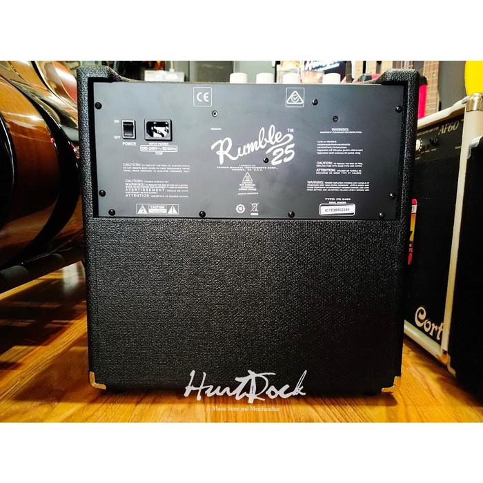 Jual bass-gitar-amplifier- fender rumble 25 v3 bass combo amplifier ...