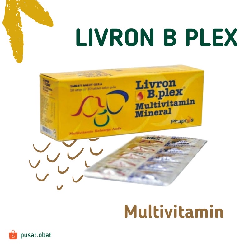 Jual LIVRON B PLEX multivitamin mineral 1 box | Shopee Indonesia