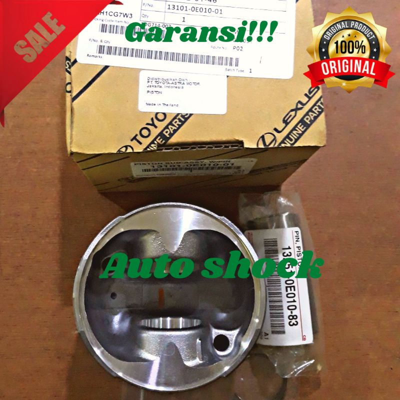 Jual PISTON HILUX REVO FORTUNER VRZ 2GD ORIGINAL 13101-0E010 SET ...