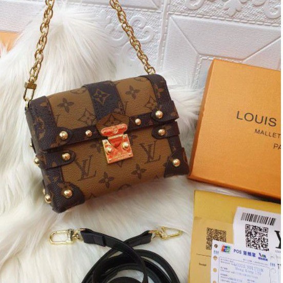Jual LV TRUNK MINI PETITE FULLSET | Shopee Indonesia