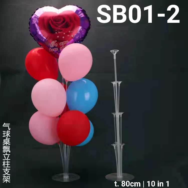 Jual SB01 Tiang standing tatakan balon gate bulat sabit hati gapura ...