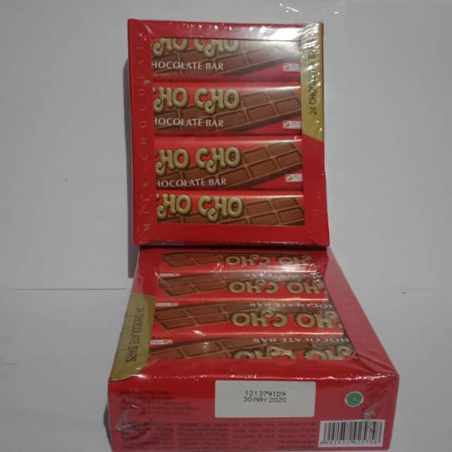 Jual Coklat Cho Cho Bar (isi 24pcs)/Coklat Jadul Chocolate Bar | Shopee ...