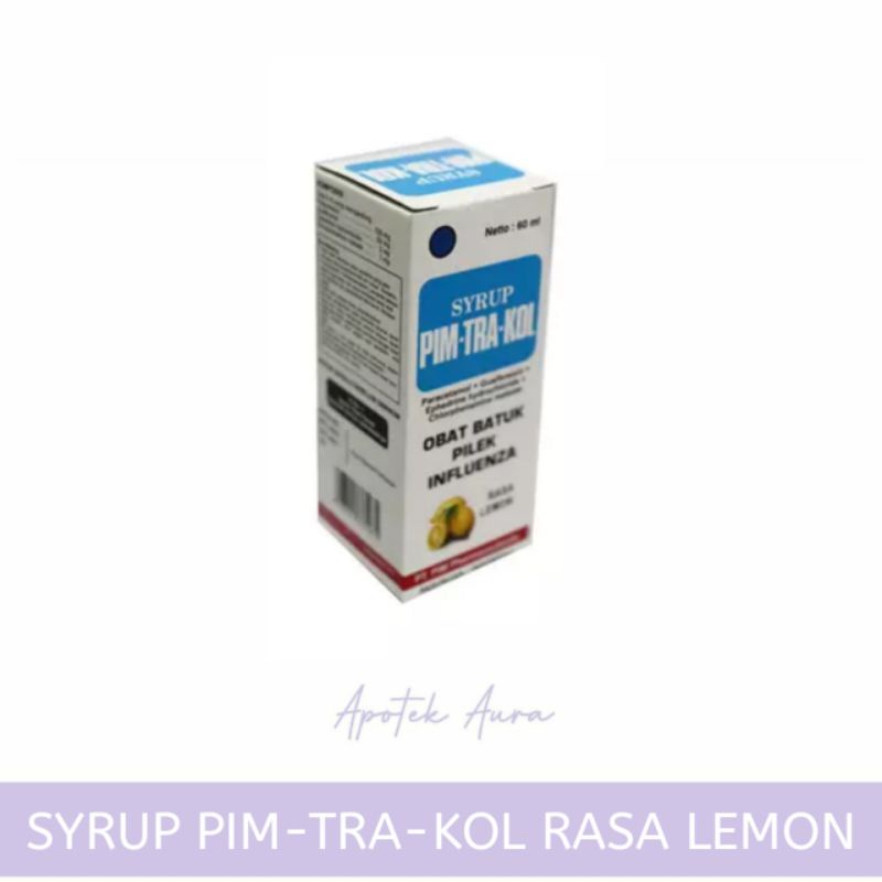 Jual Pim-Tra-Kol Sirup 60 ml - Pimtrakol Sirup Obat Batuk dan Pilek ...