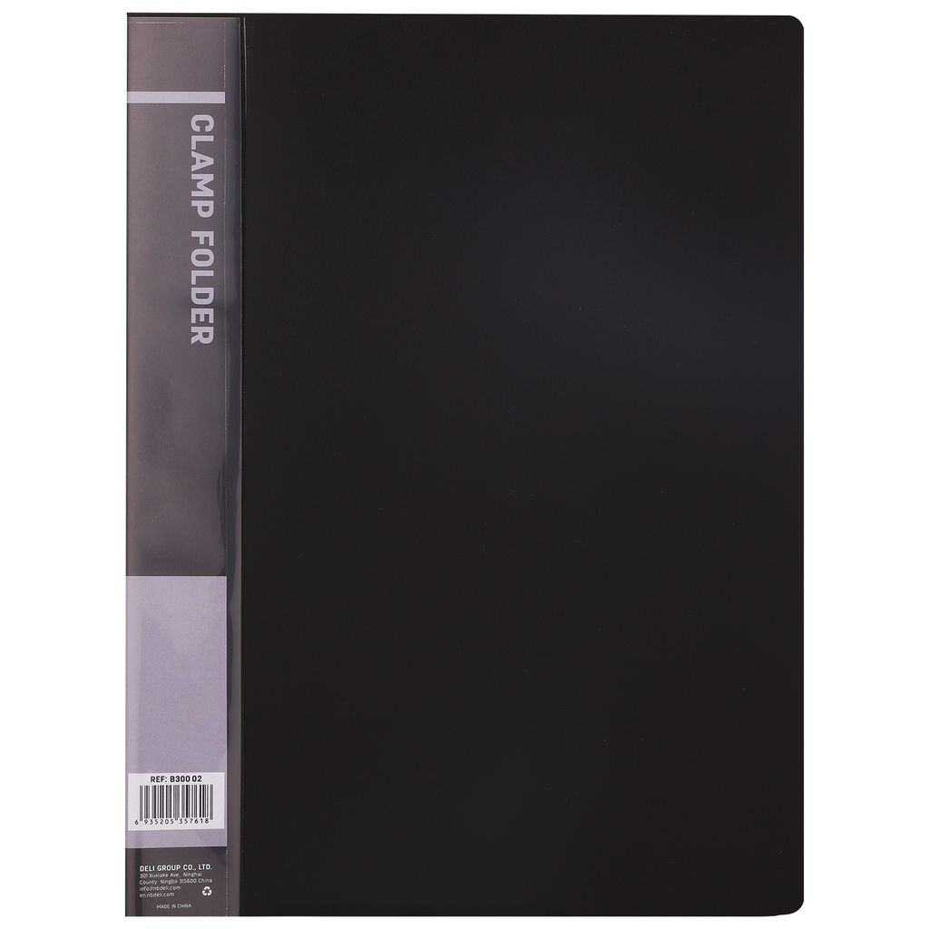 Jual Deli File Folder Jepit Clamp Folder Ordner A4 0.7mm PP cover 150 ...
