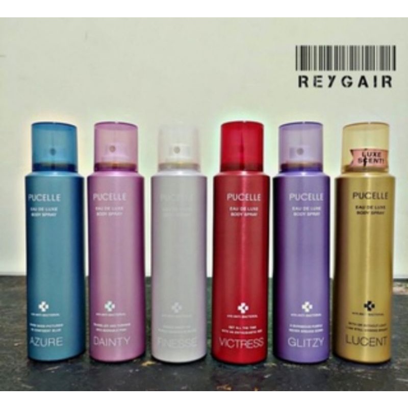 Jual parfum pucelle eau de luxe body spray/parfum pucelle kaleng150ml ...