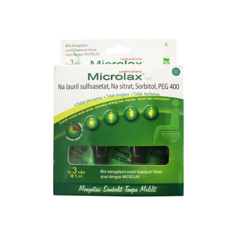 Jual Microlax Gel box Isi 3 Tube @5ml | Shopee Indonesia