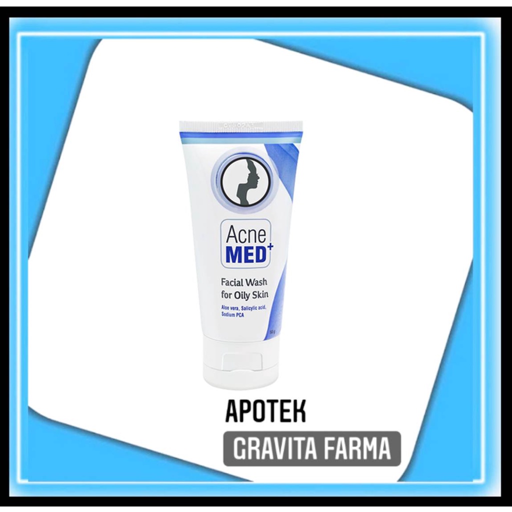 Jual Acne Med+ Facial Wash for Oily Skin acnemed | Shopee Indonesia