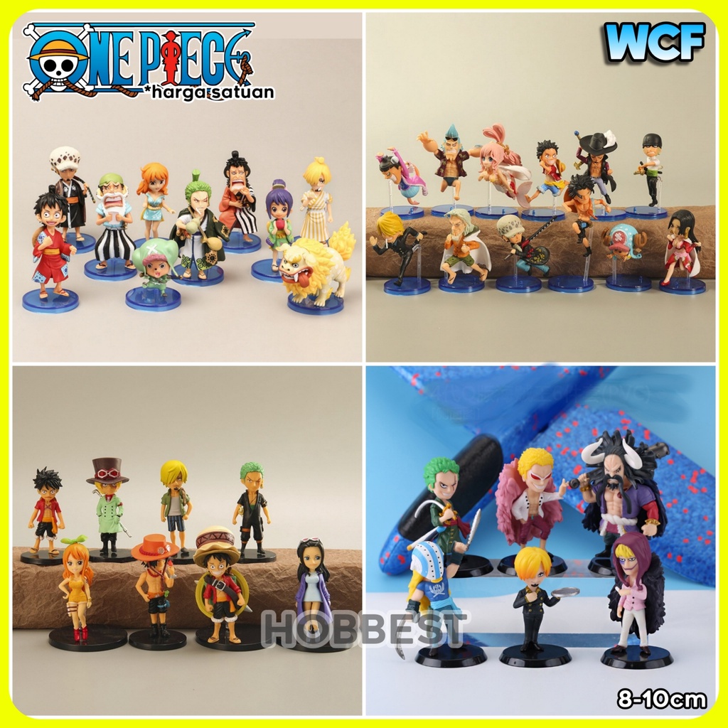 Jual Action Figure WCF ONE PIECE (harga satuan) - Miniatur Topper Kue ...