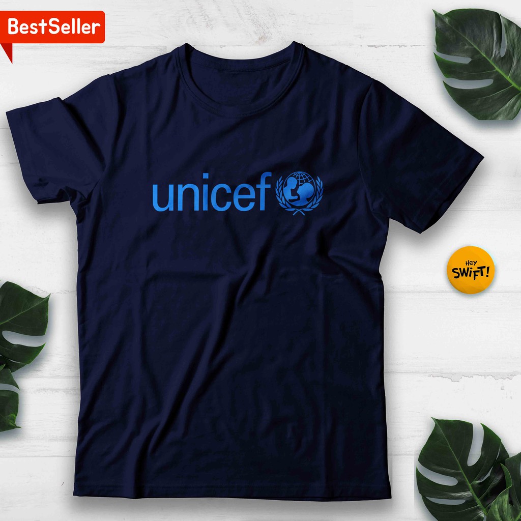 Jual KAOS UNICEF UNITED NATIONS T-SHIRT BAJU DISTRO | Shopee Indonesia
