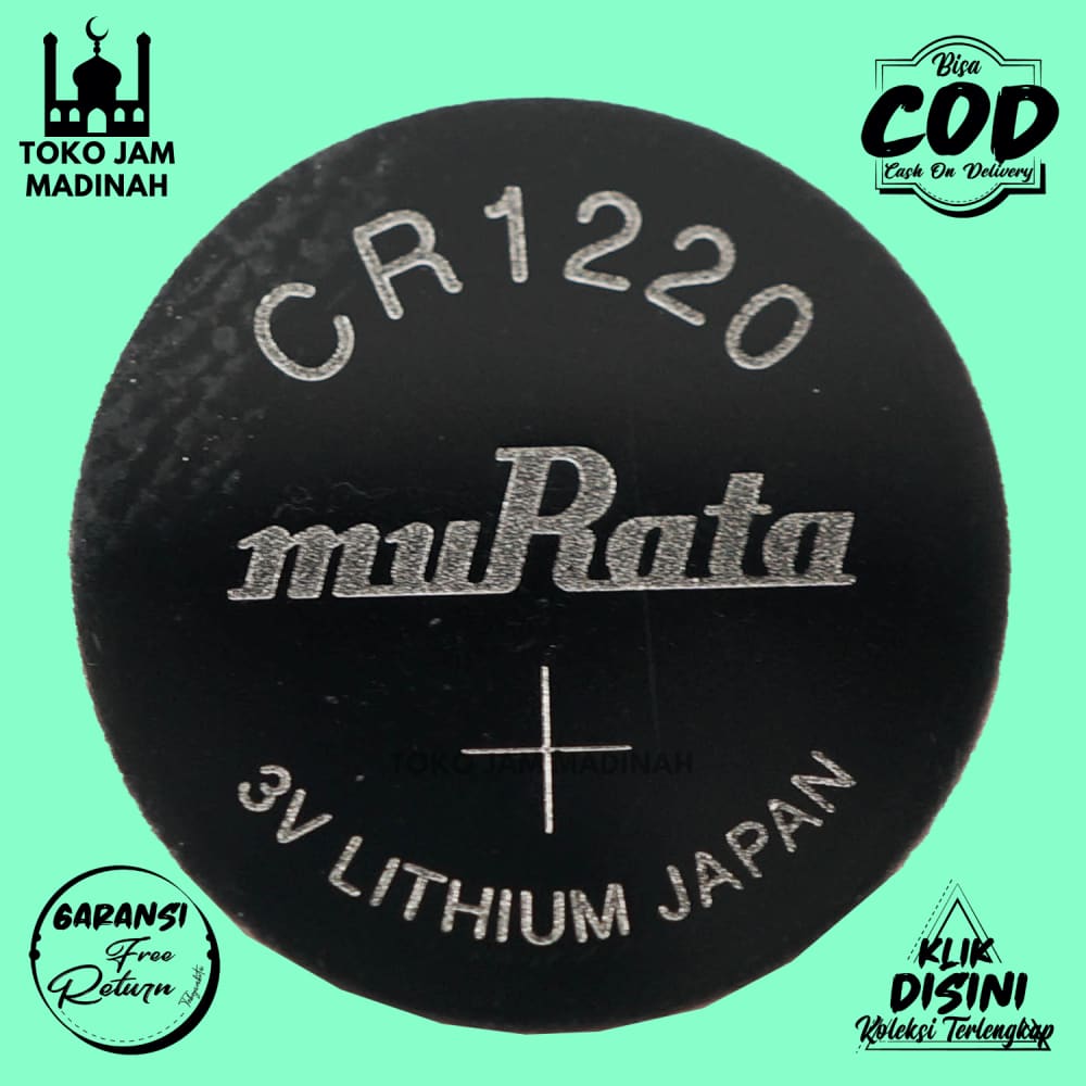 Jual Batu Baterai Jam Tangan Murata CR1220 Original Perlengkapan Rumah ...