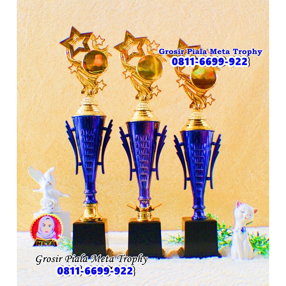 Jual Piala Set Juara 123 Trophy PIALA TABUNG BINTANG BULAT HARGA PERPCS ...