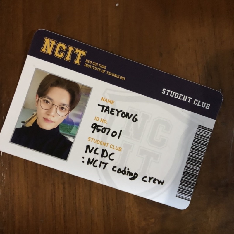 Jual id card taeyong NCIT (booked) | Shopee Indonesia