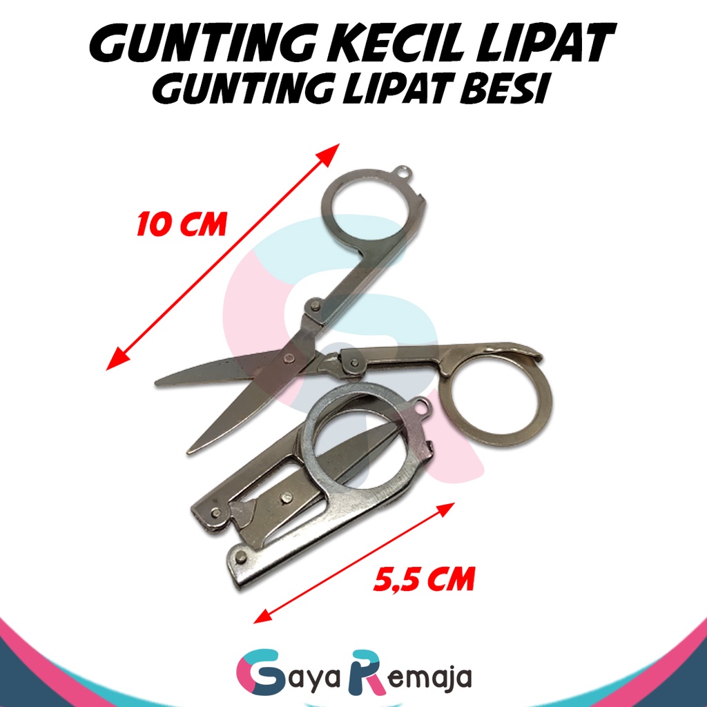 Jual Gunting Kecil Lipat / Gunting Lipat Besi | Shopee Indonesia