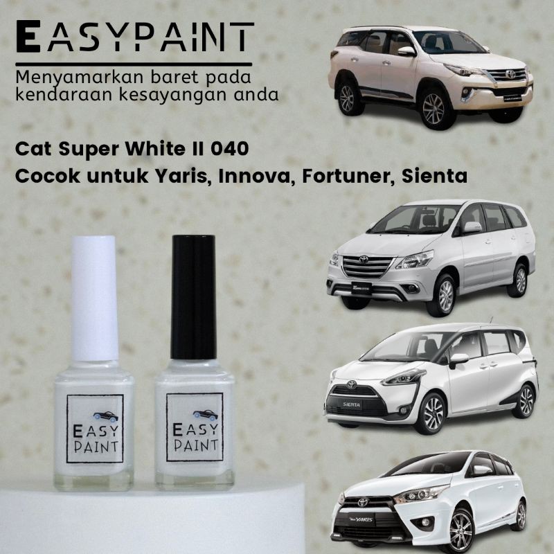 Jual Cat Oles Super White II 040 - Innova, Fortuner, Yaris, Sienta ...