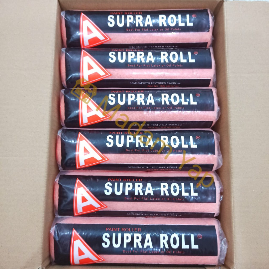 Jual Bulu Kuas Roll Supra Copot Refill 9" Inch | Shopee Indonesia