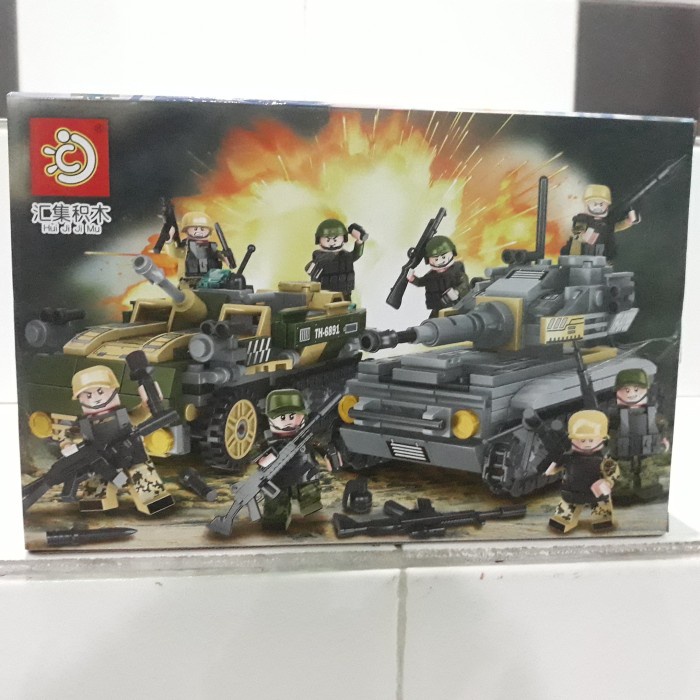Jual MAINAN SP1 LEGO BRICK TANK AMPHIBI MILITER KENDARAAN MOBIL PERANG ...