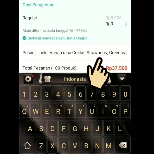 Jual ( minimal order 100 pcs ) stiker kue sticker kue kering sticker ...