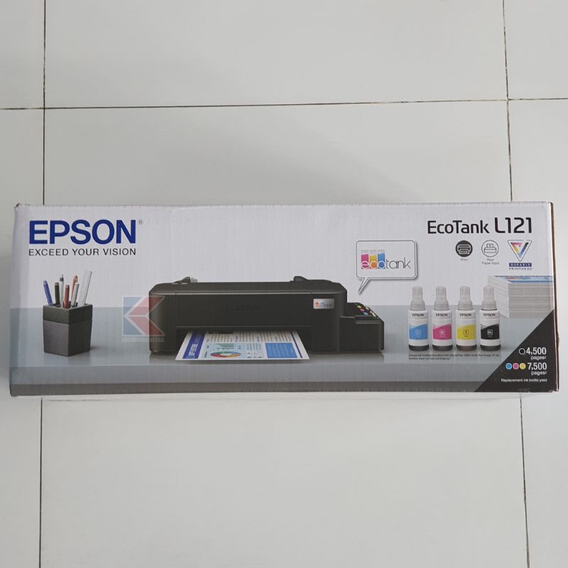 Jual Printer Epson L121 pengganti printer Epson L120 Tinta Ori Free Bubble Wrap + Dus pc ...