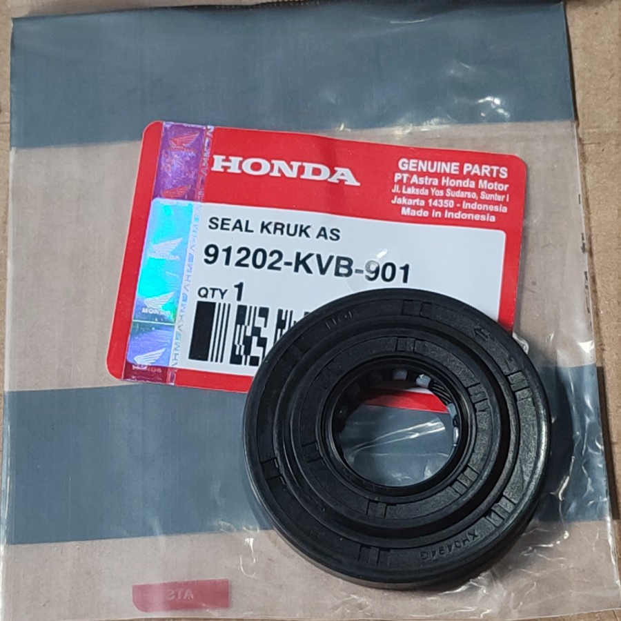 Jual Original AHM Seal As Kruk Kiri Honda Beat Vario Scoopy Spacy Oil Seal Crankshaft Kiri KVB ...