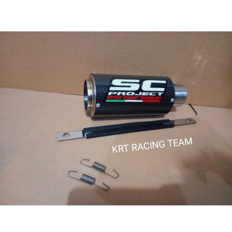 Jual Silincer Sc Project Carbon Knalpot Racing Ninja 250 4Tak Gsx R15 ...
