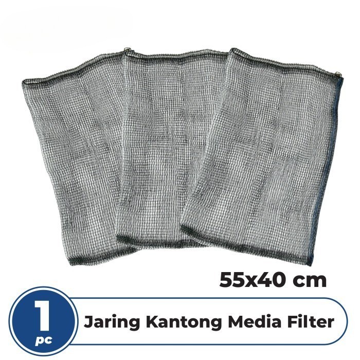 Jual Kantong Waring Jaring Media Filter Ikan Lokal Size L 55x40cm Premium | Shopee Indonesia