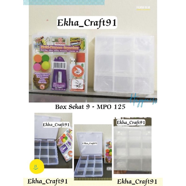 Jual Box Sekat 9 - MPO 125 - Box Sekat Bening - Kotak Monte - Kotak ...