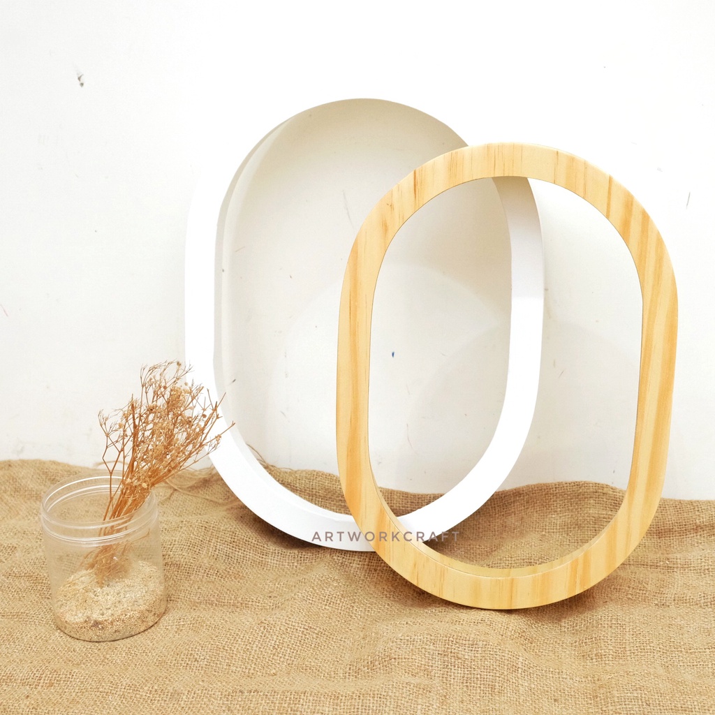 Jual [25x35] Frame Mahar Oval 25x35 cm / Mahar Pernikahan Bingkai Oval ...