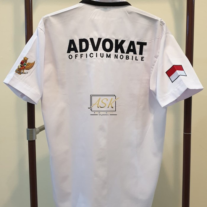 Jual Kemeja Advokat Peradi Kai Kaos Pengacara Officium Nobile Baju ...