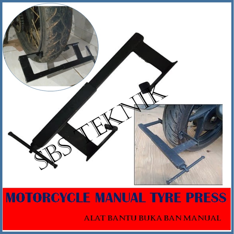 Jual Alat Press Manual Buka Ban Motor Alat Bantu Pres Ban Tubles Manual ...