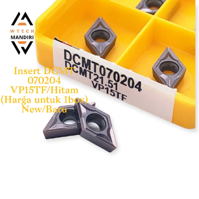 Jual 10pcs Insert DCMT 070204 Insert Bubut Turning Tool Mata Pisau Dcmt ...