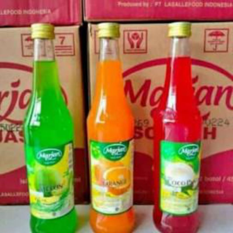 Jual Marjan squash sirup 450ml x 12 botol (1 dus) Exd 2 tahun | Shopee ...