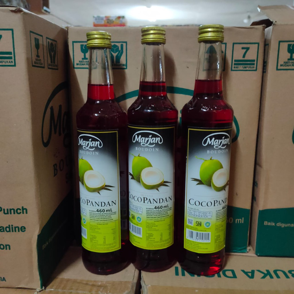 Jual Sirup Marjan Rasa Cocopandan Isi 12 Botol | Shopee Indonesia
