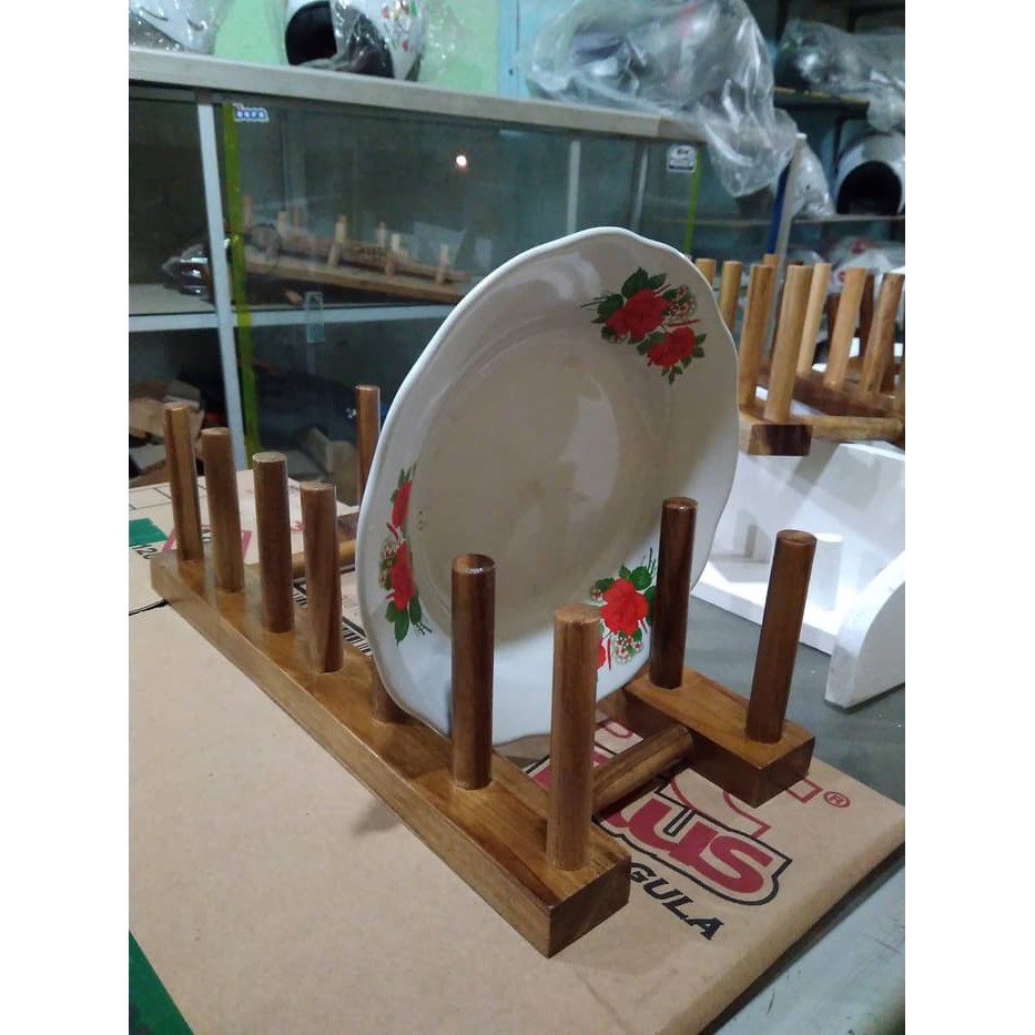 Jual Rak piring / Rak peniris piring / Tempat piring Bahan kayu ...