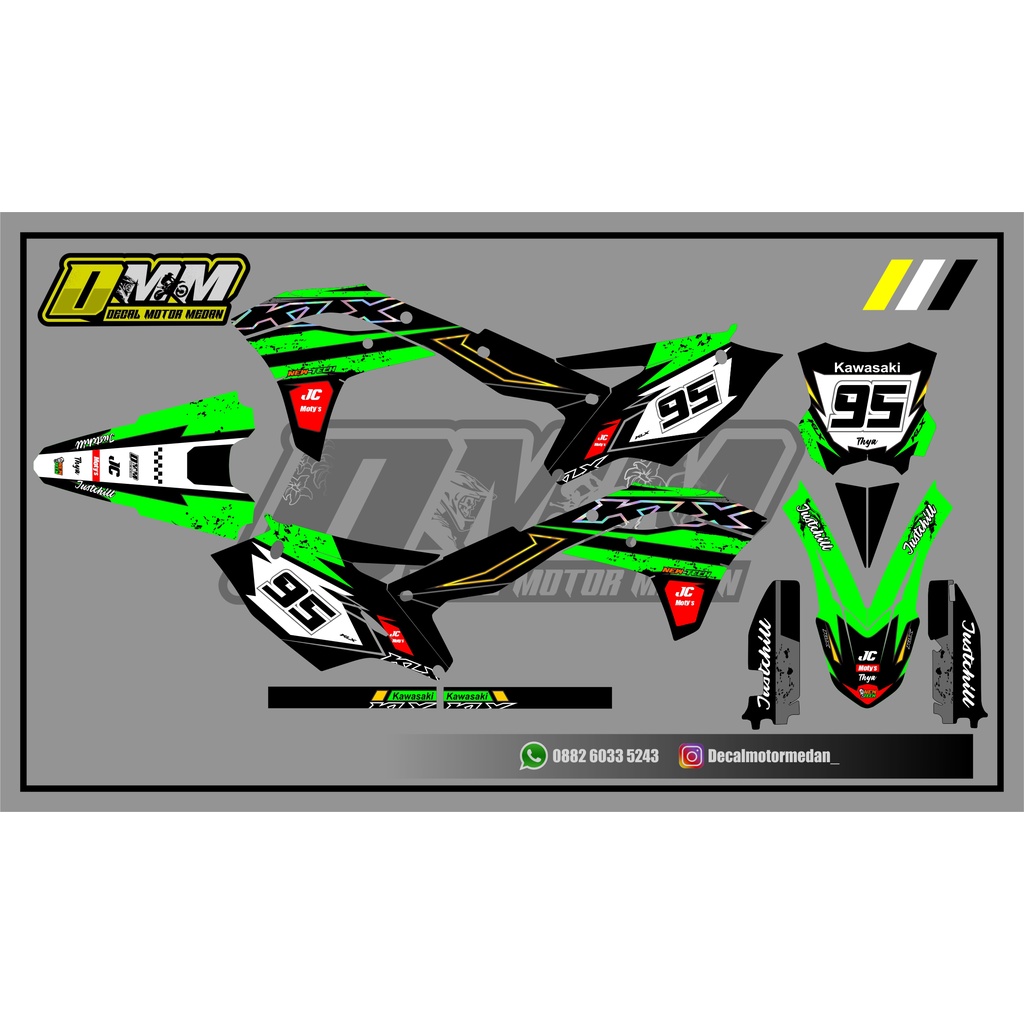 Jual stiker decal kx 250 full body | Shopee Indonesia