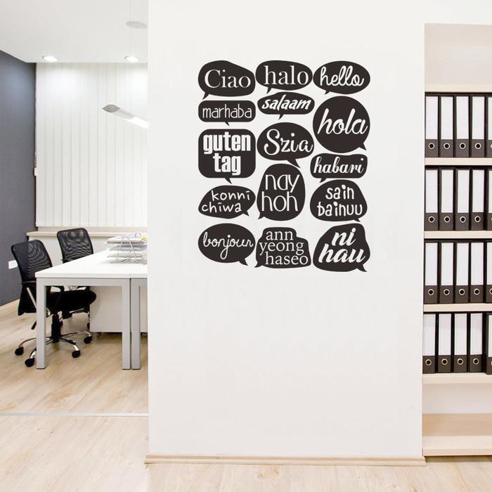 Jual Stiker Dinding Kaca Hello Welcome Kantor Cafe Resto Cutting ...