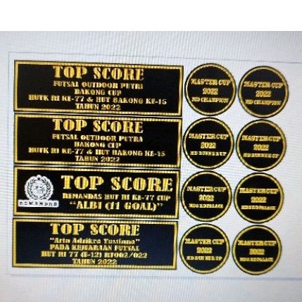 Jual Jual Stiker bisa custom, stiker satuan, stiker piala, stiker ...